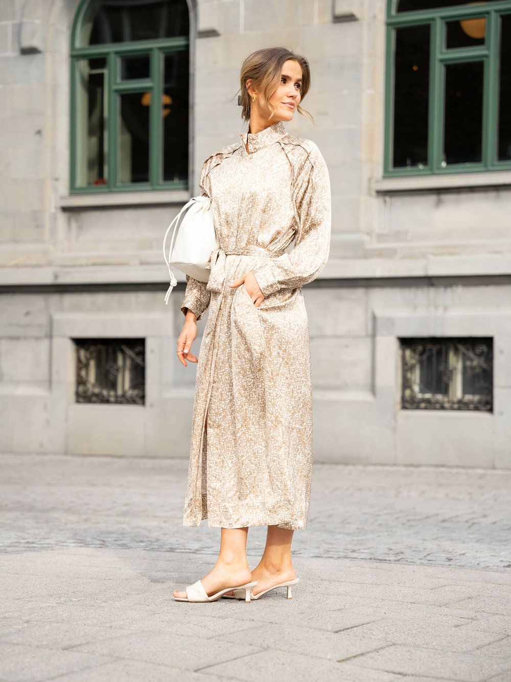 Second Female Tavan Dress - Beige | Getinspired.no