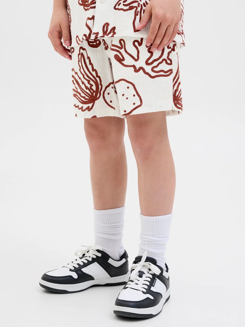 Jack and Jones Junior Jaiden Crinkle Jogger Shor Junior - Hvit ...