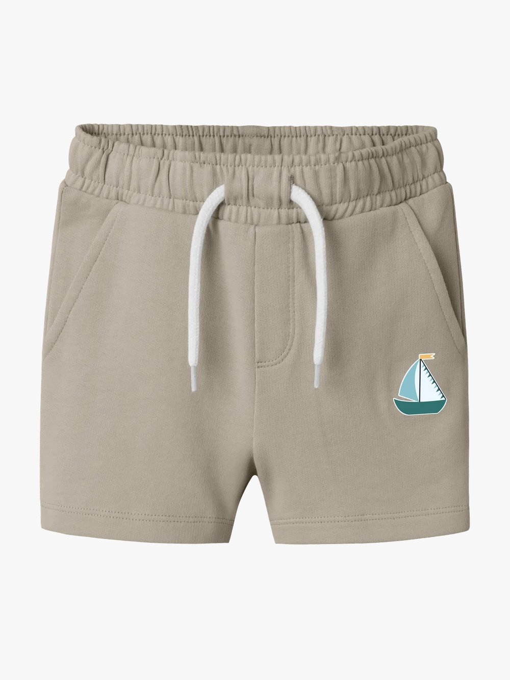 Name It Fritzo Sweat Shorts Unbrushed - Grå | Getinspired.no