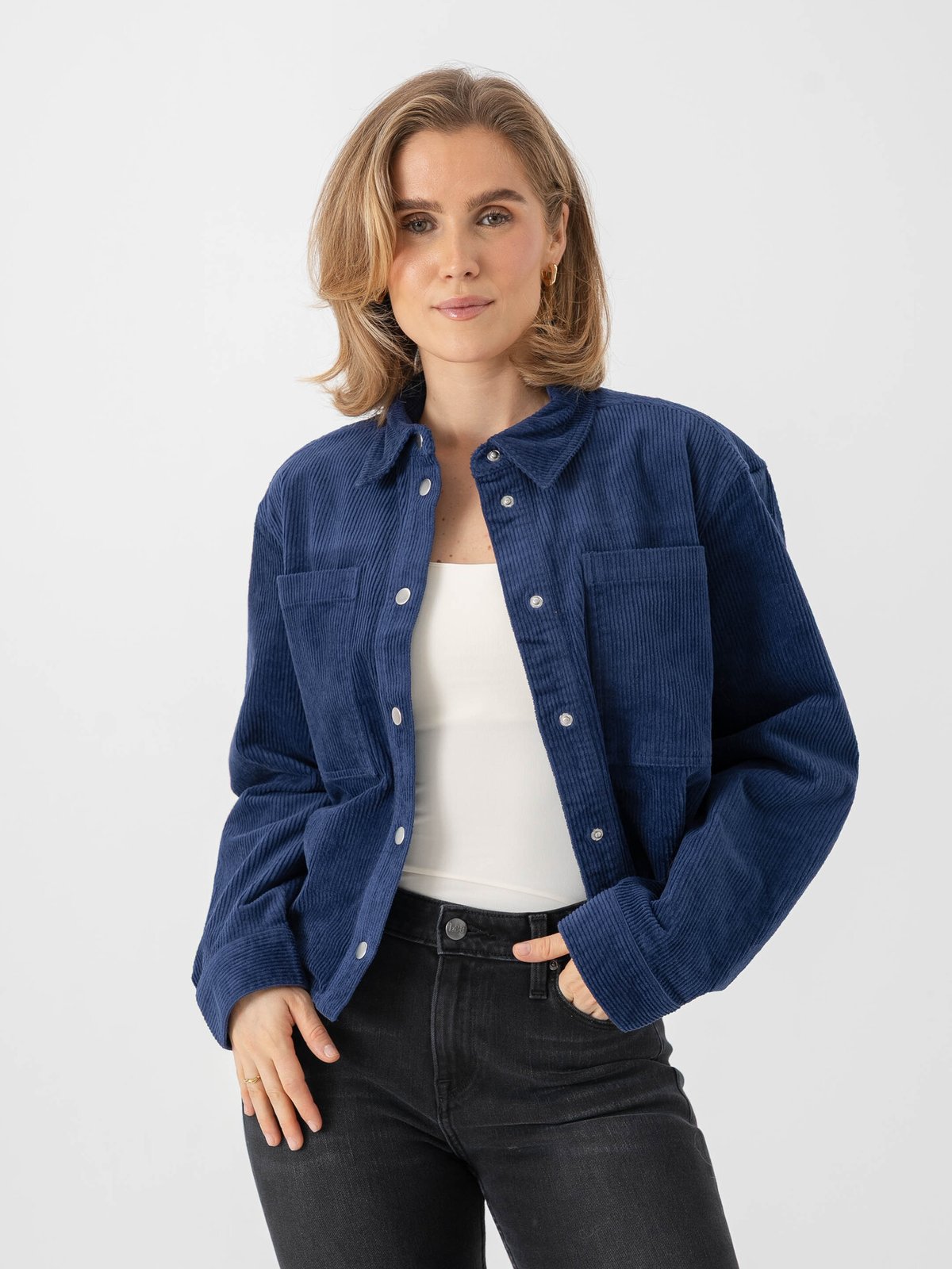 MSCH Copenhagen Arcelle Geggo Shirt - Blå | Getinspired.no