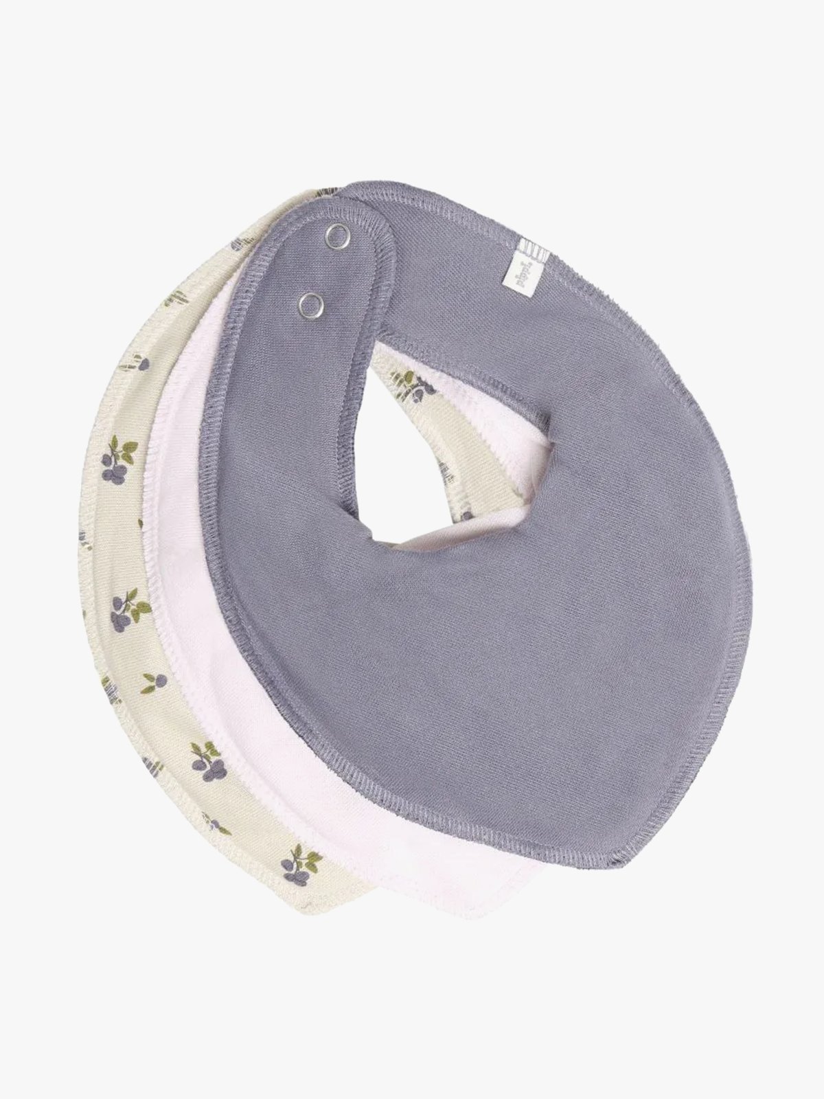 Pippi Bandana Bib Girl AOP (3-pack) - Blå | Getinspired.no