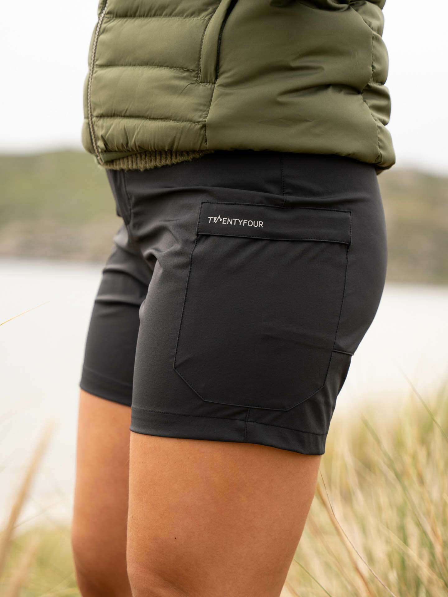 Twentyfour Mode Flex Shorts - Sort | Getinspired.no