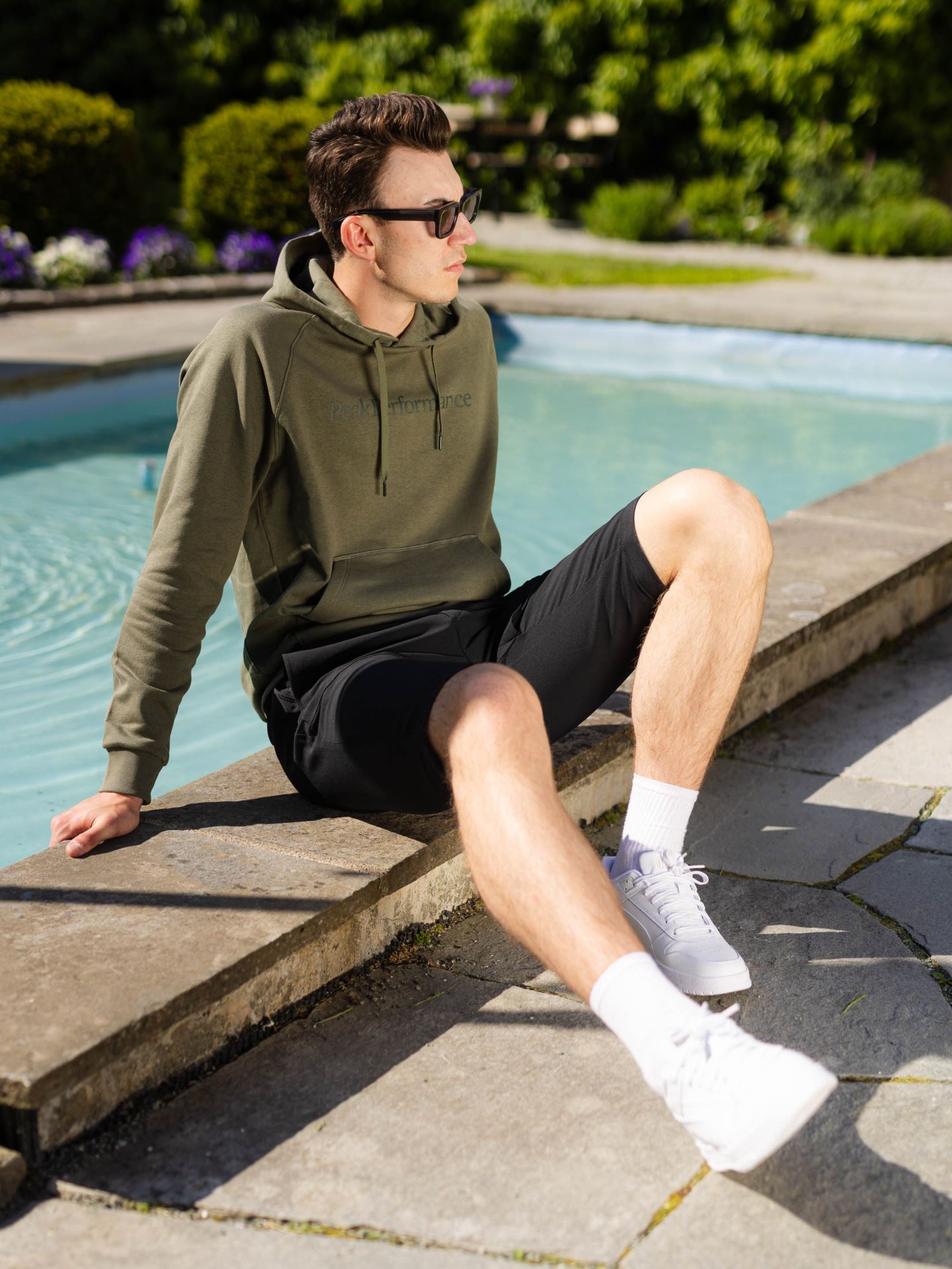 Peak Performance M Ground Hood - Grønn | Getinspired.no