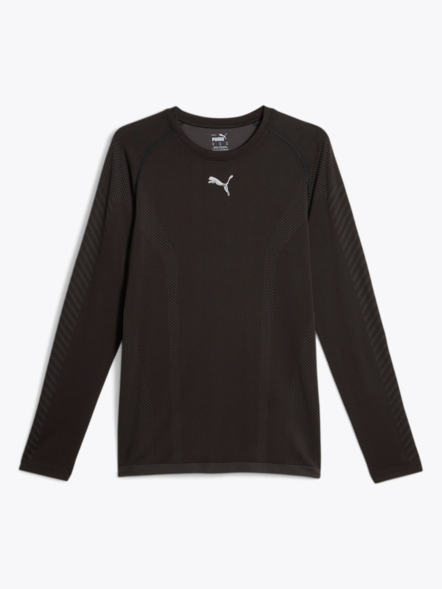 Puma Train Formknit Seamless Long Sleeve Tee - Sort | Getinspired.no