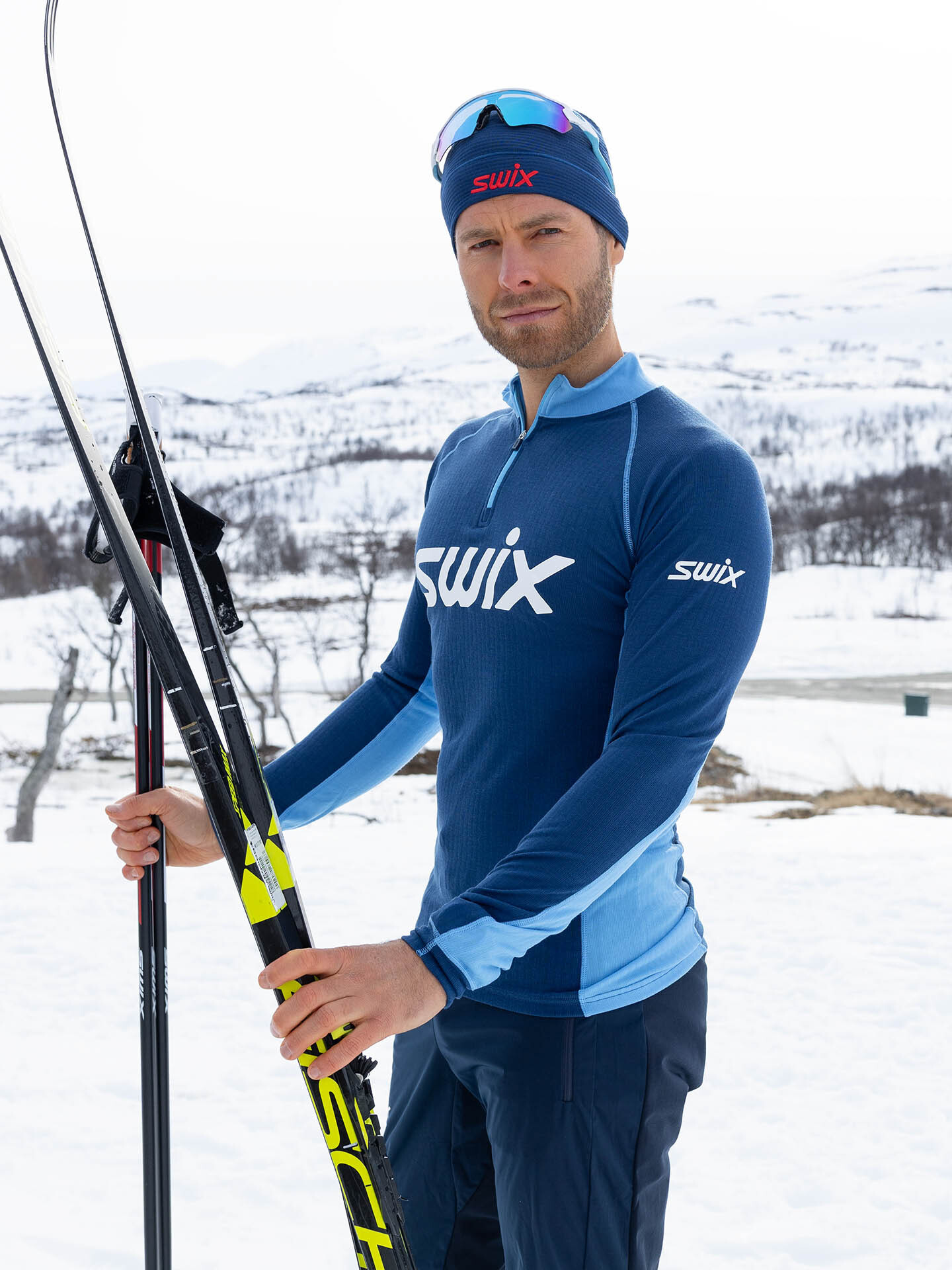 Swix RaceX Classic Half Zip - Blå | Getinspired.no