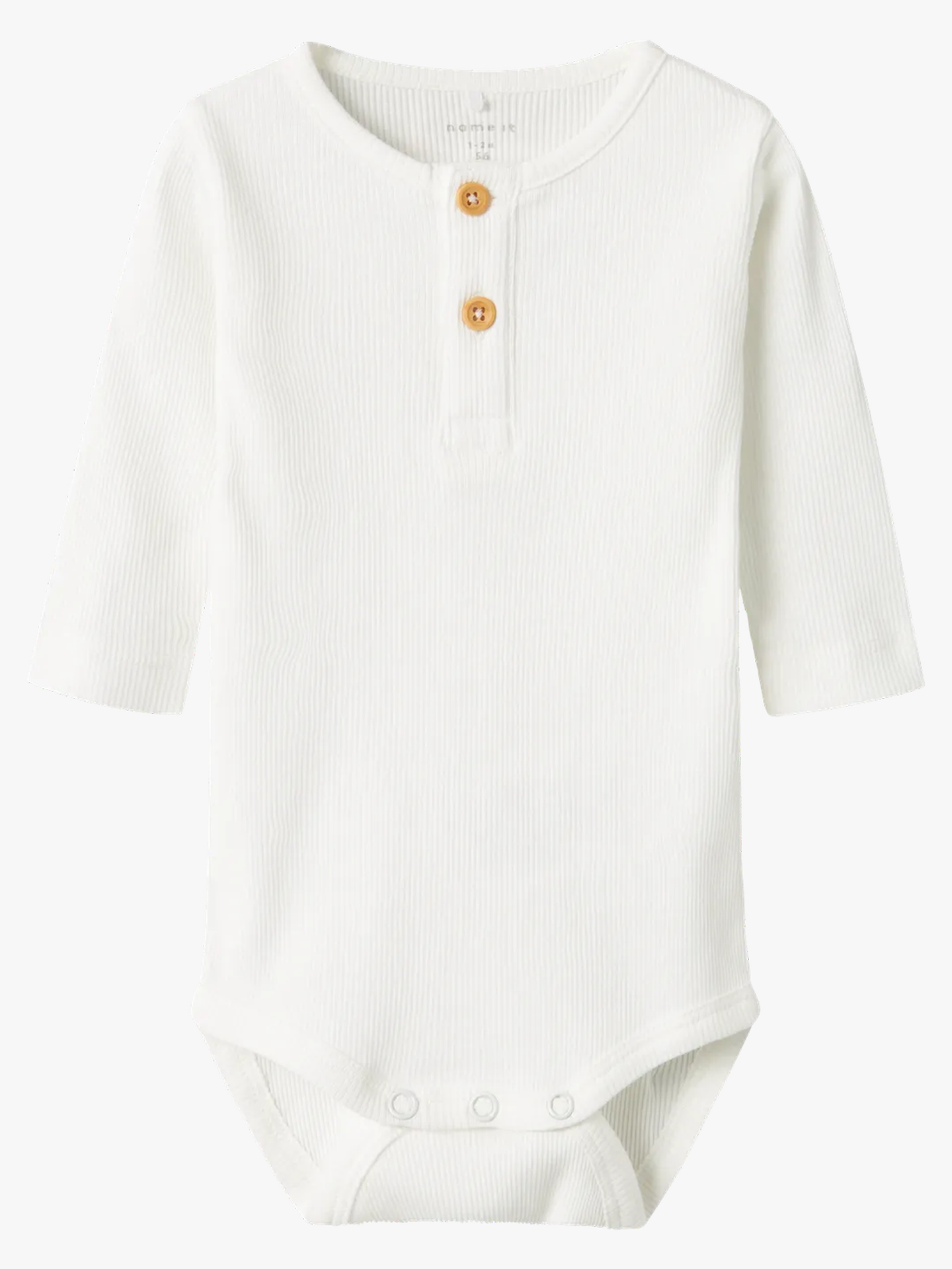 Name It Tadok Long Sleeve Body - Hvit | Getinspired.no